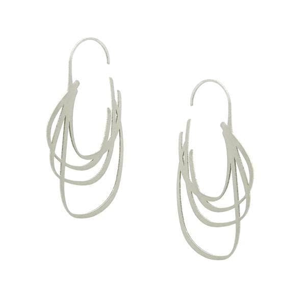 Shop for Echo Hoop Earrings - 22ct Gold Plate online - RAW STAINLESS ...