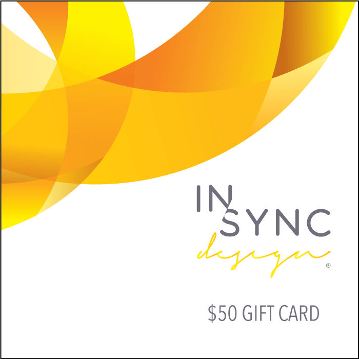gift of choice with an inSync design gift card - inSync design