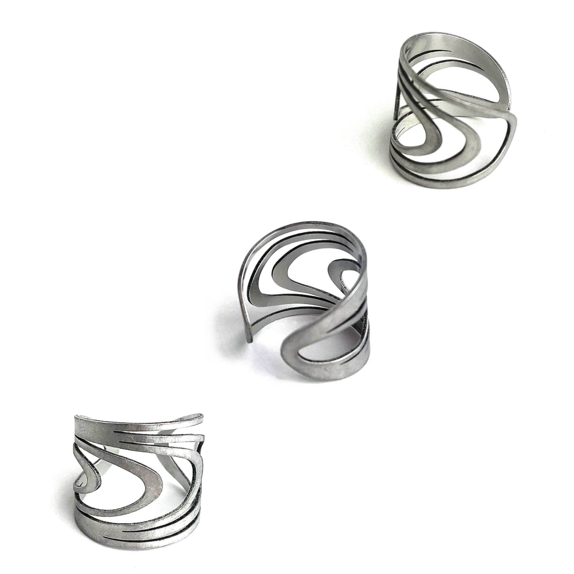 Order your Orbit Ring - Raw Stainless Steel online now - inSync design